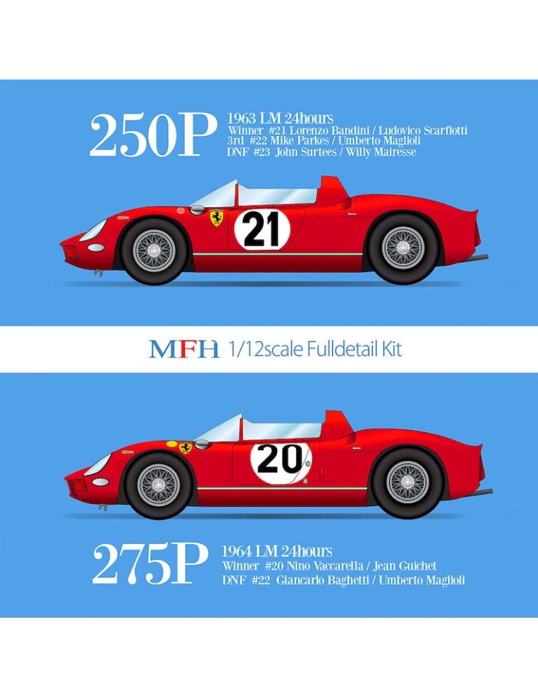 FERRARI 250P (K841) by MODEL FACTORY HIRO