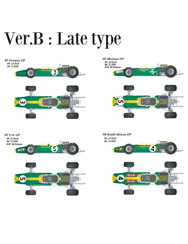 LOTUS FORD 49 (LATE TYPE) (K342) by MODEL FACTORY HIRO