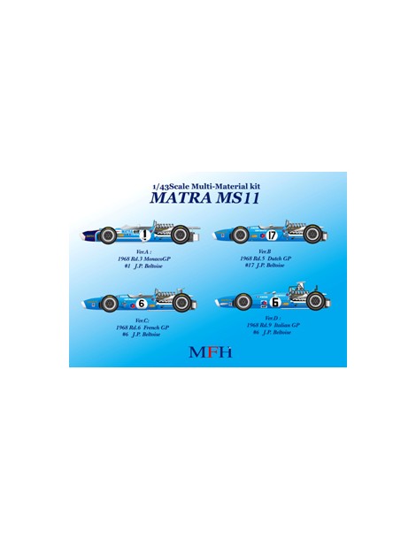MATRA MS11 • VER. D GRAND PRIX D'ITALIE par MODEL FACTORY HIRO