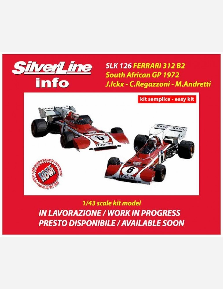 FERRARI 312 B2 (126) by TAMEO SILVERLINE